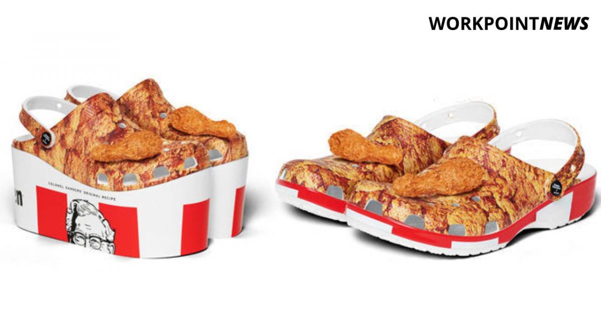 KFC จับมือ Crocs เปิดตัว KFC X Crocs Bucket Clog รองเท้าลายไก่ทอด