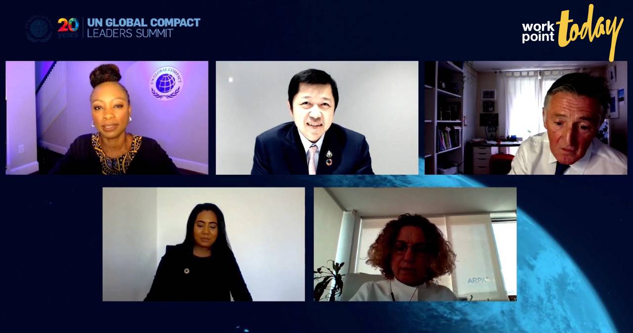 ซีอีโอเครือซีพี ขึ้นโชว์วิสัยทัศน์บนเวทีระดับโลก UN Global Compact Virtual Leaders Summit 2020