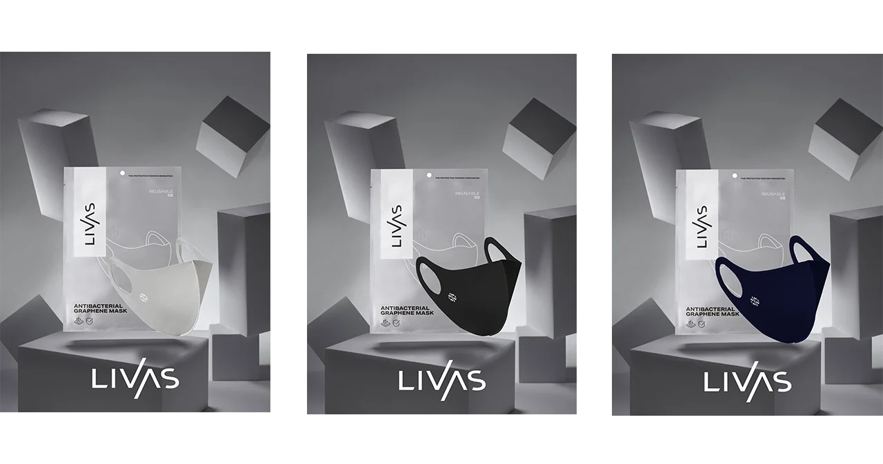 Livas Graphene Mask นวัตกรรมผ้าสุดลํ้าแห่งอนาคต สู้วิกฤตไวรัส
