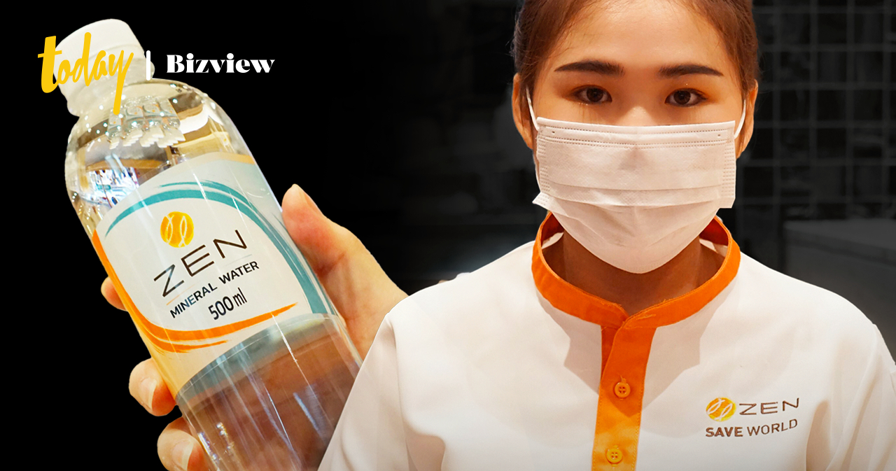 ‘เซ็น กรุ๊ป’ มุ่งหน้ารักษ์โลก รีไซเคิลขวดพลาสติกมาตัดเย็บเป็นชุดพนักงาน