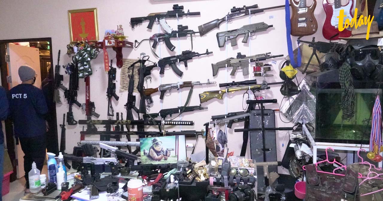 ผบ.ตร.สั่งตรวจสอบช่างซ่อมแอร์ อดีตเจ้าของสนามบีบีกัน โพสต์โชว์คลังแสง ...