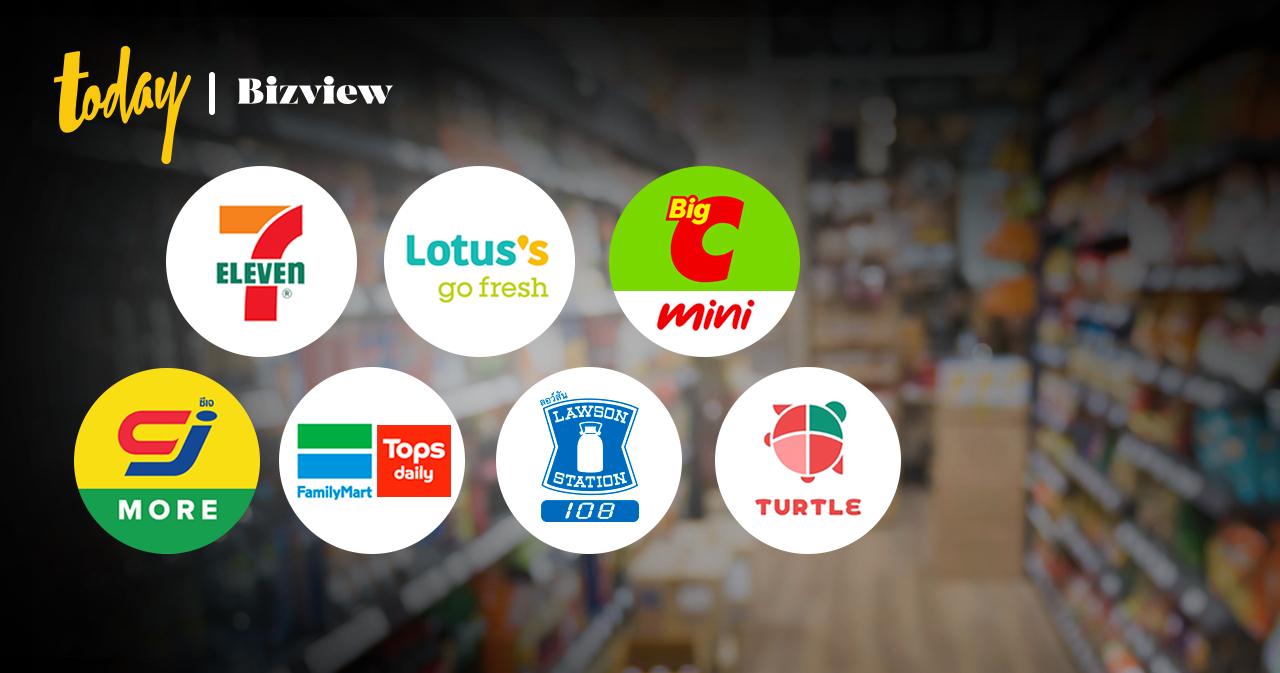 ร้านสะดวกซื้อในไทย แบรนด์ไหนมีสาขาเท่าไหร่บ้าง