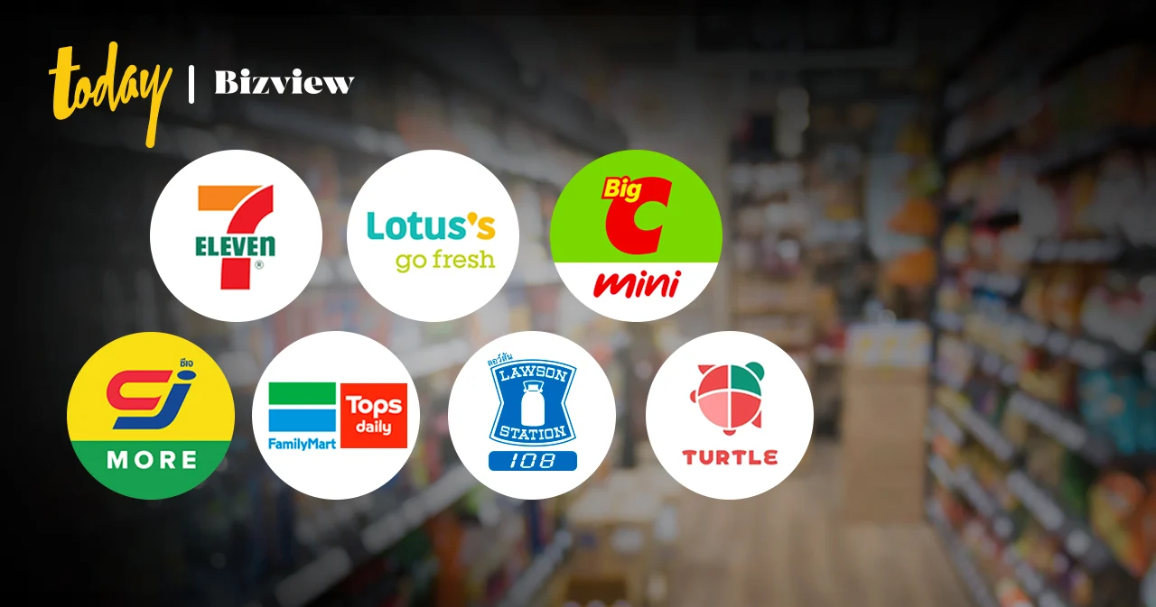 ร้านสะดวกซื้อในไทย แบรนด์ไหนมีสาขาเท่าไหร่บ้าง